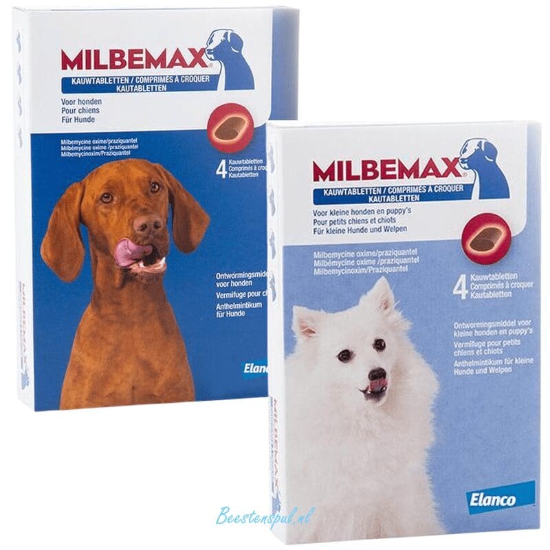 Milbemax - Ontworming Kauwtabletten - Hond - Beestenspul dierensport en ...