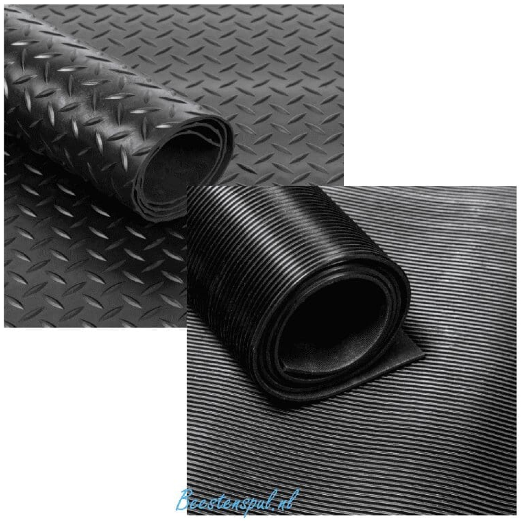 Rubberen Matten - Antislip - Beestenspul dierensport en -kadoartikelen