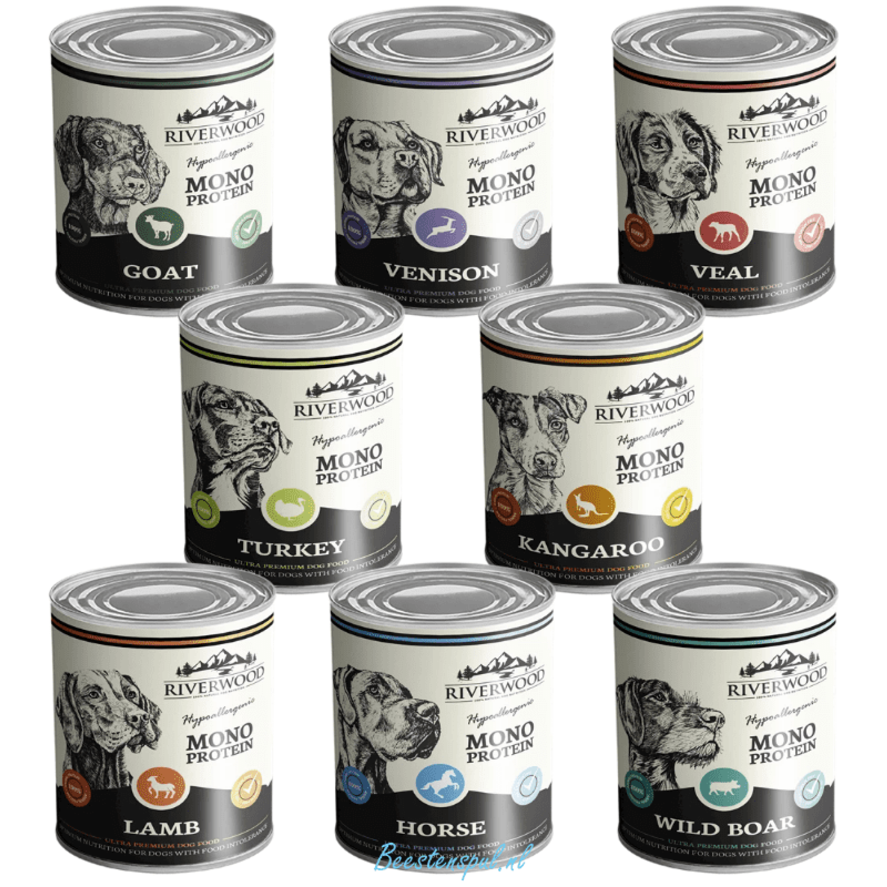Riverwood - Natvoer - Mono Proteïne - Beestenspul dierensport en ...